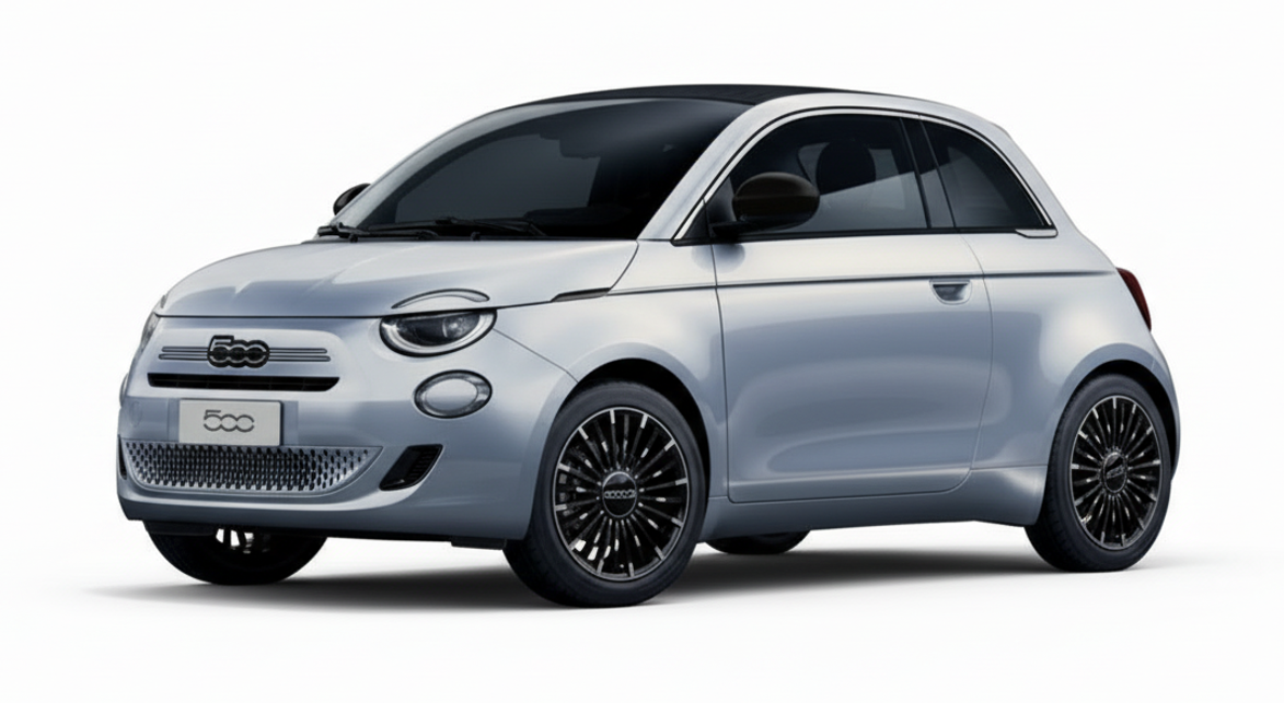 Wunderschne Elektro Fiat 500 Ebenbild